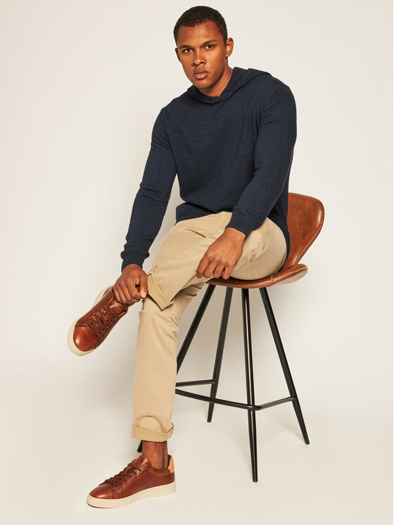 Oscar Jacobson Sweater Pascal Hoodie 6765 4954 Sötétkék Regular Fit ...