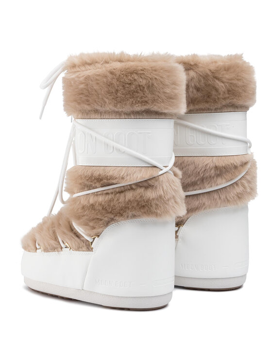 Moon Boot Cizme de zăpadă Classic Faux Fur 140890002 Alb | Modivo.ro