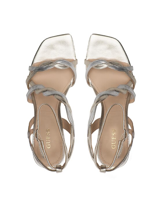 Guess Sandale Syivia FL5SYV LEA03 Auriu | Modivo.ro