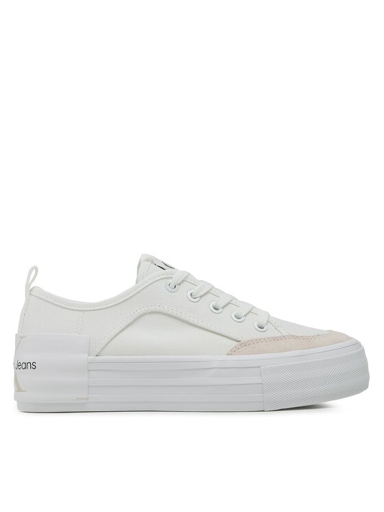 Calvin Klein Jeans Teniși Vulc Flatform Bold Irreg Lines YW0YW00903 ...