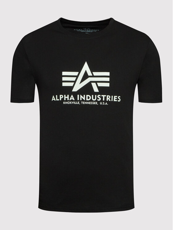 Alpha Industries T-Shirt Basic Kryptonite 116521 Schwarz Regular Fit | Modivo.de