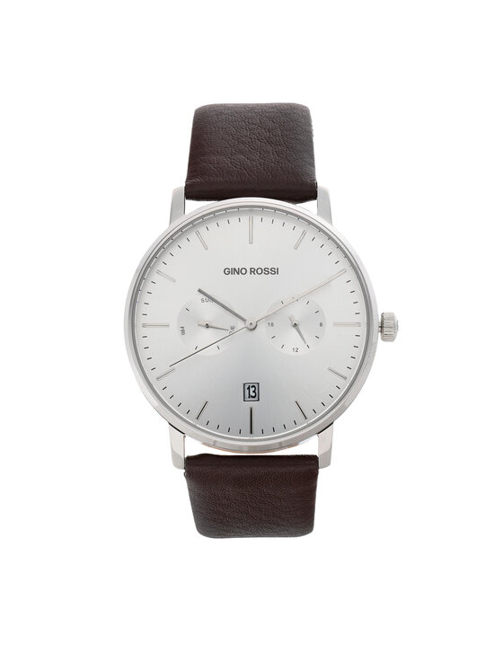 Gino Rossi Zegarek GR GIFT SET 01M Brązowy | Modivo.pl
