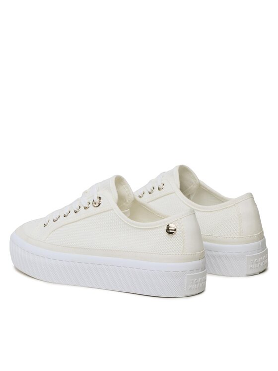 Tommy Hilfiger Teniși Platform Vulcanized Sneaker FW0FW07156 Bej ...