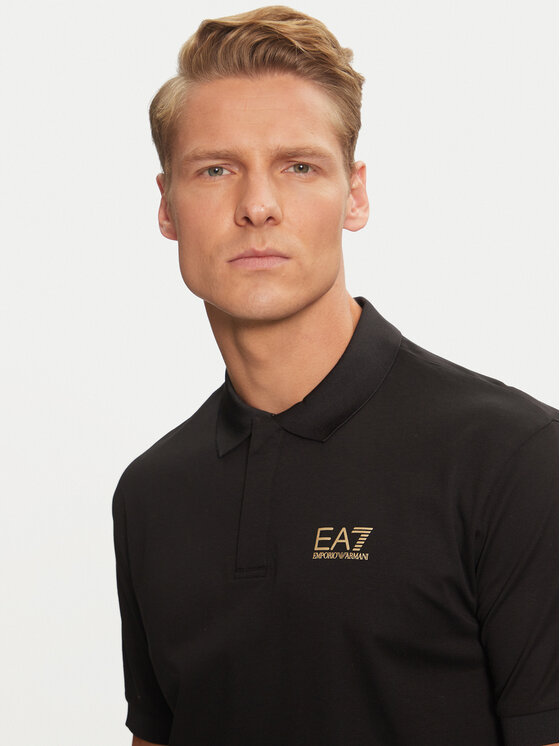 EA7 Emporio Armani Poloshirt 6DPF09 PJOLZ 0200 Schwarz Regular Fit ...