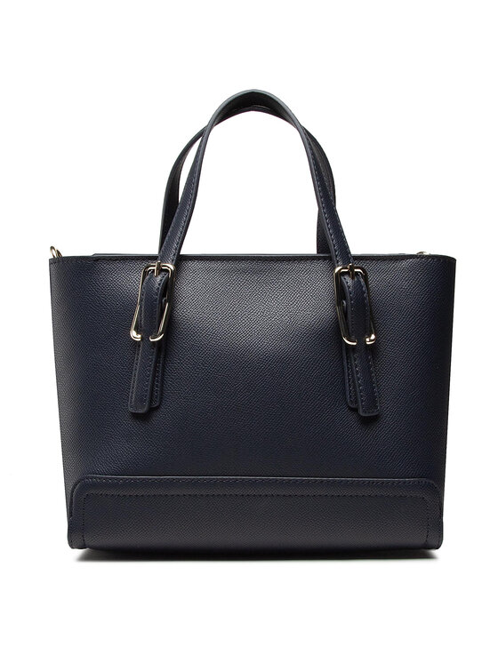 Tommy Hilfiger Handtasche Honey Small Tote AW0AW09656 Dunkelblau