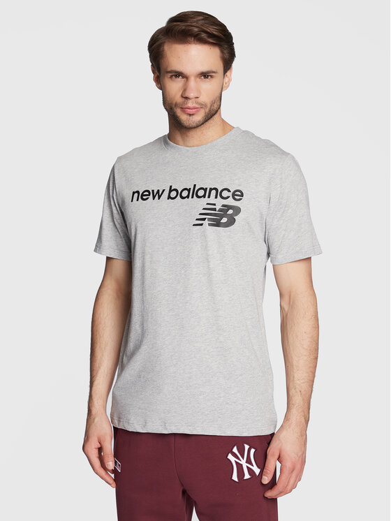New Balance Тишърт Classic Core Logo MT03905 Сив Athletic Fit | Modivo.bg