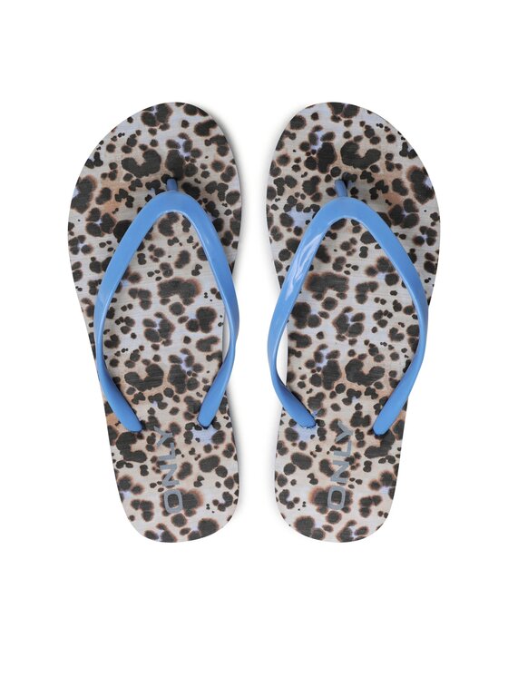 ONLY Shoes Джапанки Onllitzia Printed Flip Flop 15289331 Син | Modivo.bg