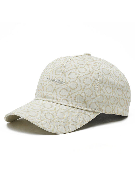 Calvin Klein Cepure ar nagu Must Logo Mono K60K610390 Écru | Modivo.lv