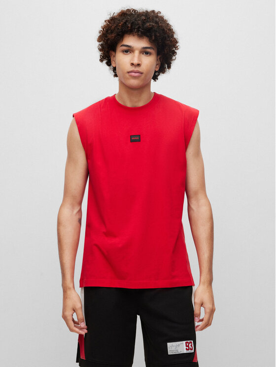 Hugo Tank-Top 50490727 Rot Regular Fit | Modivo.de