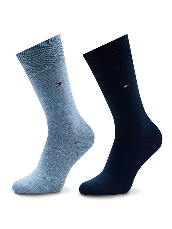 Tommy Hilfiger Vyriškų ilgų kojinių komplektas (2 poros) 371111 Mėlyna ...