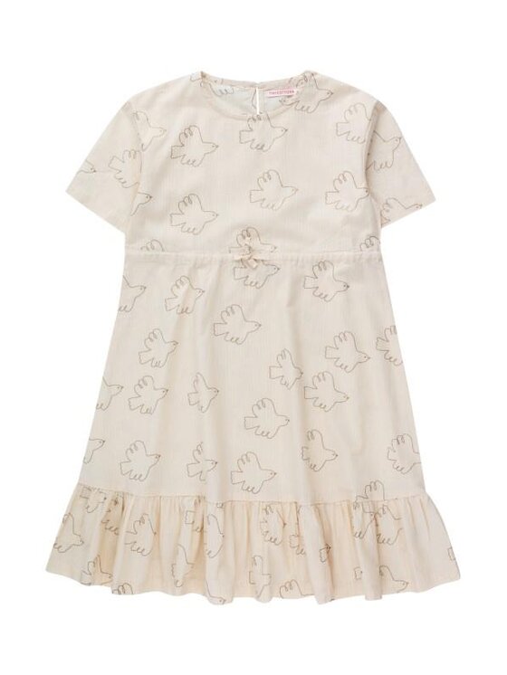 Tinycottons Sukienka Doves Écru Regular Fit | Modivo.pl