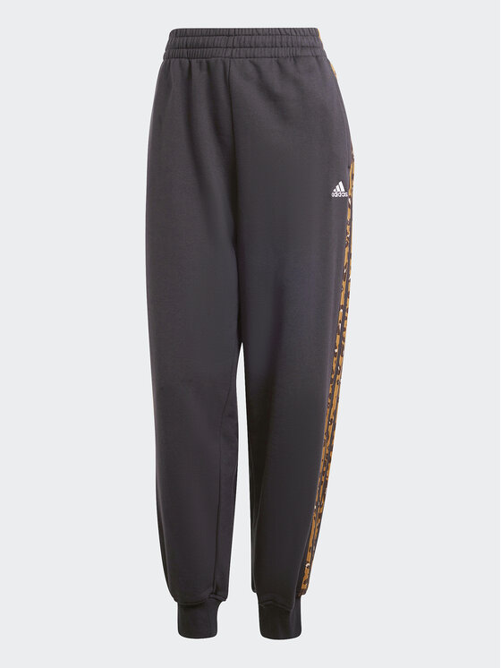adidas Spodnie dresowe Essentials 3-Stripes IS2155 Czarny Loose Fit ...