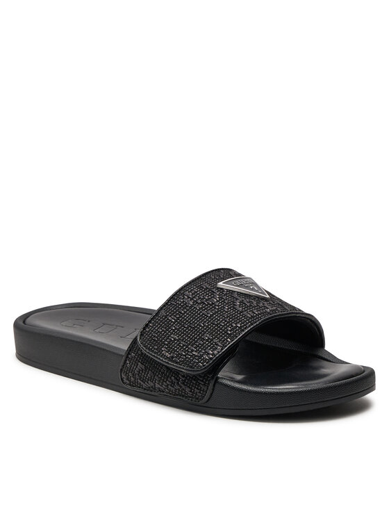 Guess Şlapi FLGCAA ELE19 Negru | Modivo.ro