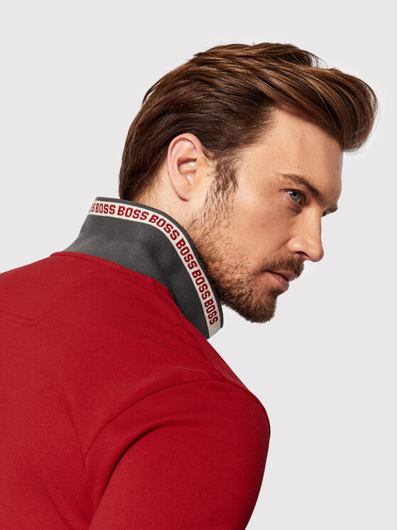 Boss Poloshirt Paddy 50468983 Rot Regular Fit | Modivo.de