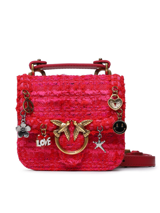 Pinko Torebka Love Bell Micro PE 23 PCPL 100049 A0O3 Czerwony | Modivo.pl