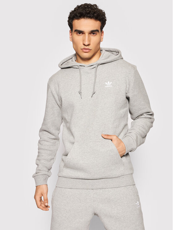 adidas Sweatshirt adicolor Essentials Trefoil H34654 Grau Regular Fit | Modivo.de