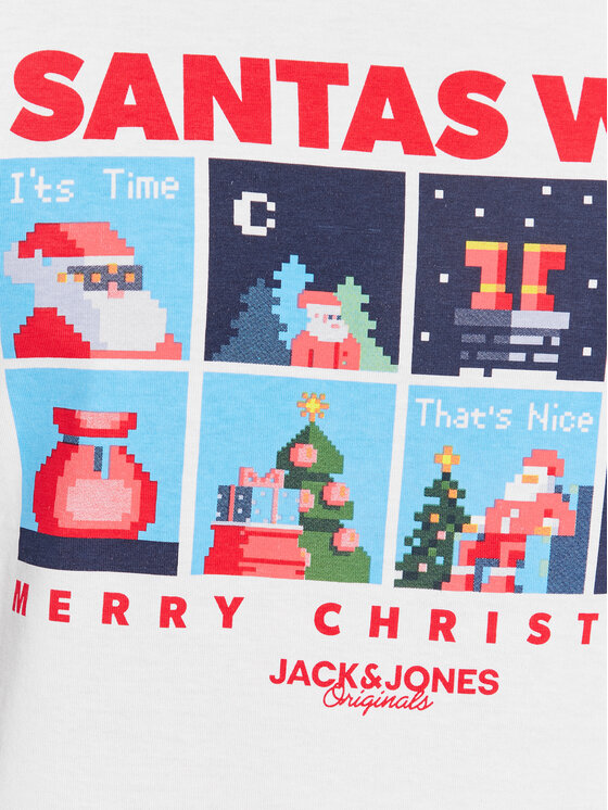 Jack&Jones Футболка 12246605 Білий Standard Fit | Modivo.ua