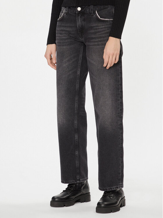 Tommy Jeans Jeansy Sophie DW0DW16648 Černá Relaxed Fit | Modivo.cz