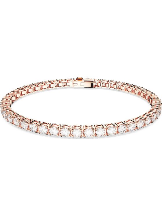 Swarovski Bransoletka Matrix Tennis 5657659 Różowe złoto | Modivo.pl