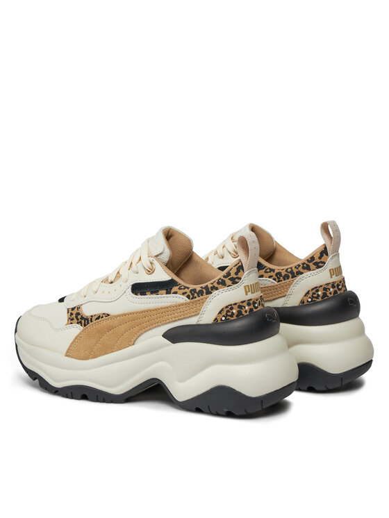 Puma Sneakersy Cilia Wedge Animal 393949 01 Biały | Modivo.pl