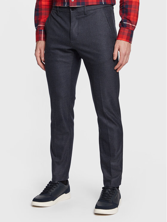 Tommy Hilfiger Chinos Hampton MW0MW29664 Dunkelblau Slim Fit Modivo