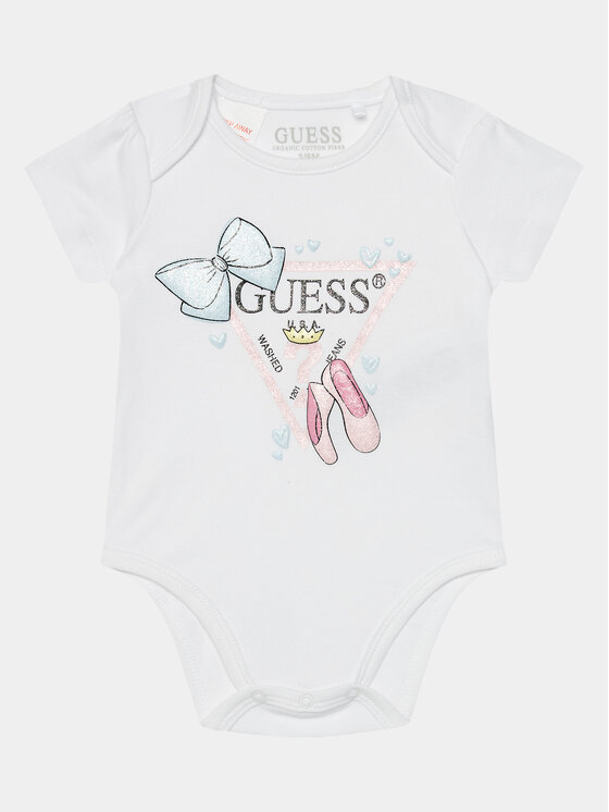 Guess Set 3 body-uri pentru copii S4RG13 KA6W4 Colorat Regular Fit ...