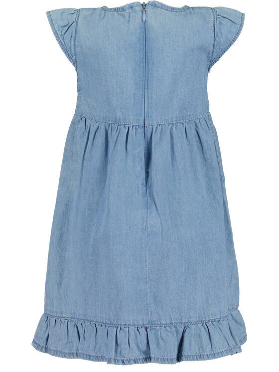 Blue Seven Kleid für den Alltag 919042 X Himmelblau Regular Fit | Modivo.de