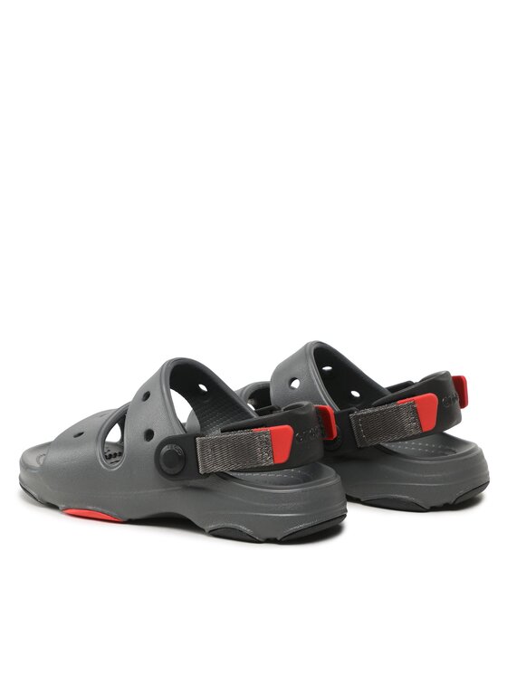 Crocs Sandały Classic All-Terrain Sandal Kids 207707 Szary | Modivo.pl