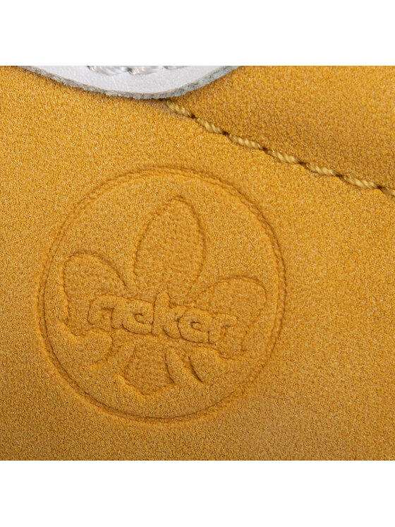 Rieker Sneakersy L2820-68 Żółty | Modivo.pl