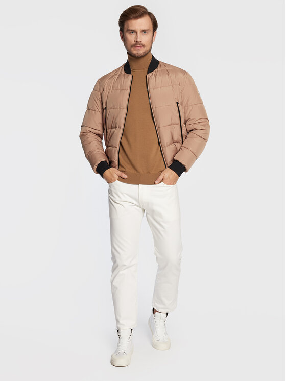 Hugo Golf San Thomas-M 50474174 Beżowy Slim Fit | Modivo.pl