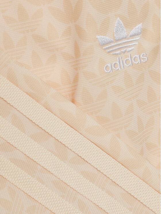 adidas Dres Monogram Print Tracksuit H62937 Biały Regular Fit | Modivo.pl