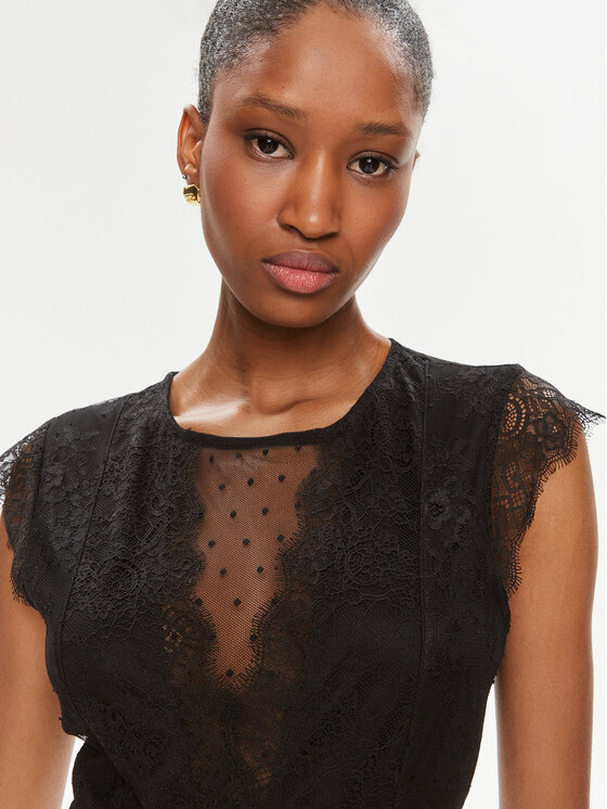 Morgan Body 241-DUNY Czarny Slim Fit | Modivo.pl