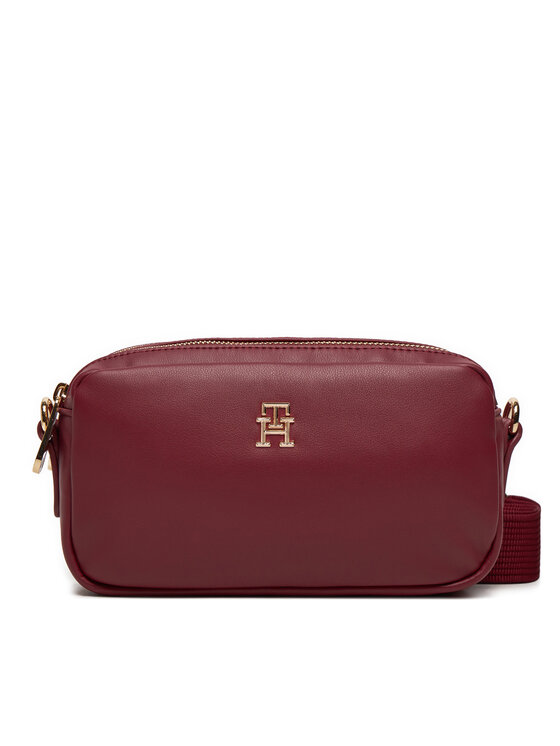 Tommy Hilfiger Torebka Poppy AW0AW16475 Bordowy | Modivo.pl