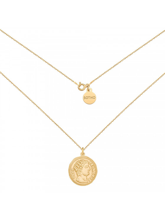 Sotho Naszyjnik N2995 Żółte złocenie | Modivo.pl