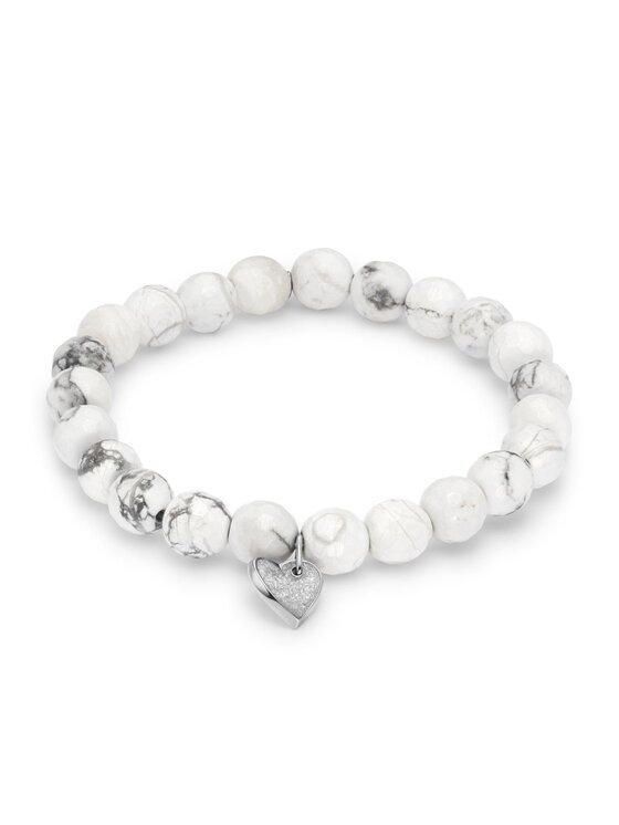 Fossil Bransoletka JF04328040 Biały | Modivo.pl