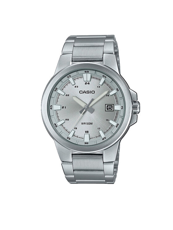 Casio Zegarek MTP-E173D-7AVEF Srebrny | Modivo.pl