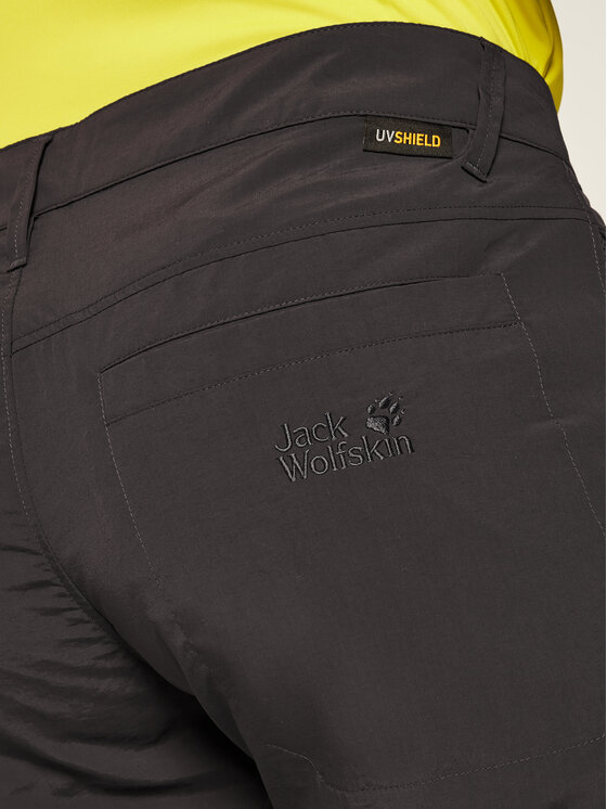 Jack Wolfskin Sportshorts Desert Valley 1504741 Grau Regular Fit ...