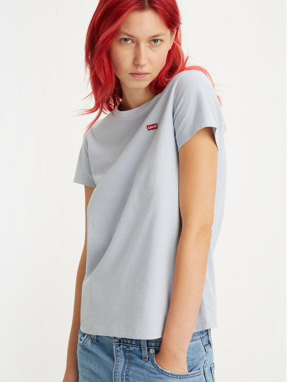 Levi's® T-Shirt The Perfect Tee 391850210 Himmelblau Regular Fit ...