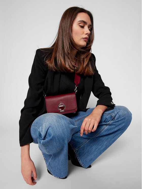 Kate Spade Torebka Nicola Twistlock PXRUB180 Bordowy Modivo.pl