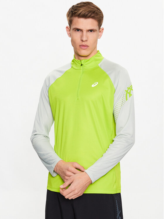 Asics Marškinėliai ilgomis rankovėmis Icon 2011C732 Žalia Regular Fit ...