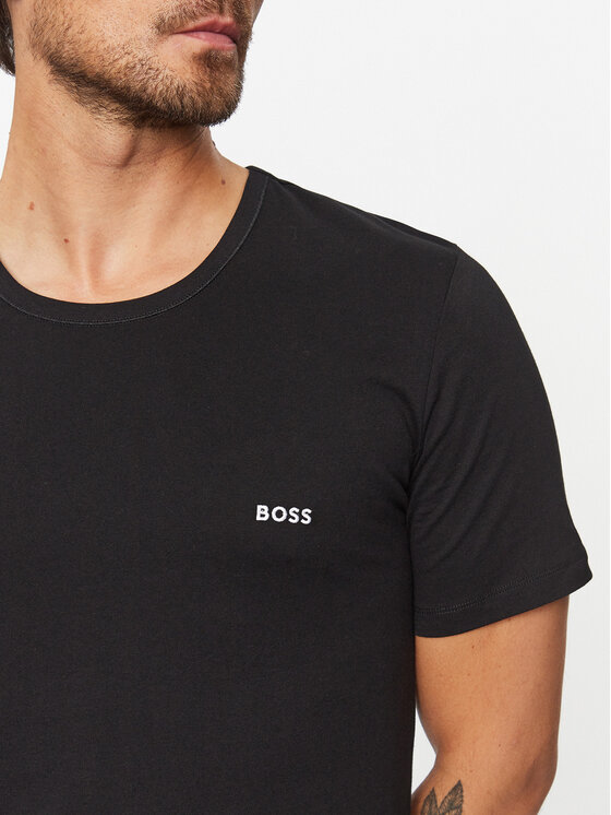 BOSS Komplet t-shirtów Tshirt Rn 3P Classic 50475284 Beżowy Regular Fit ...