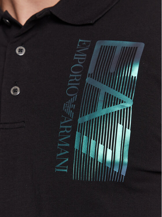 EA7 Emporio Armani Poloshirt 6LPF16 PJ03Z 1200 Schwarz Regular Fit ...