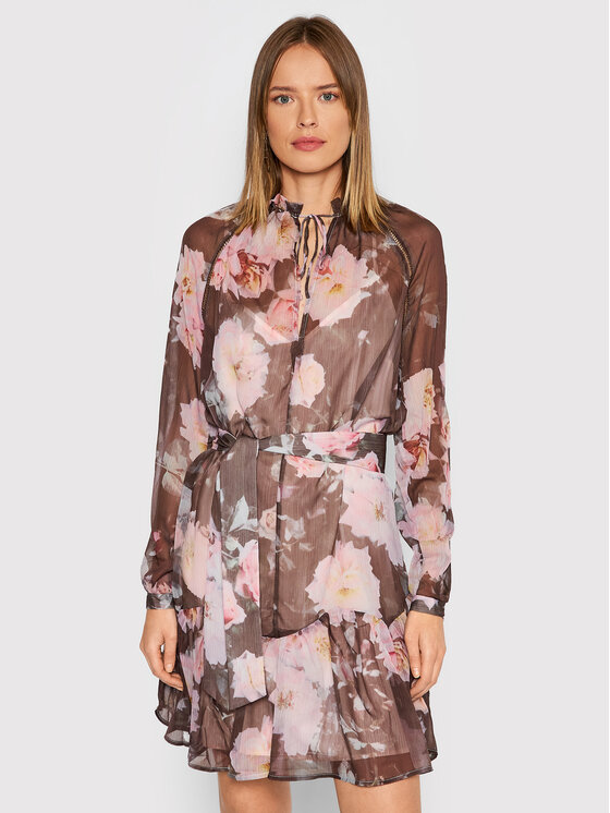 Guess Ежедневна рокля Veronica W1BK14 WDW52 Розов Regular Fit | Modivo.bg