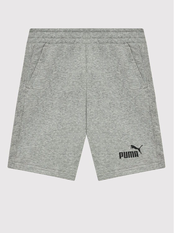 Puma Αθλητικό σορτς Essentials 586972 Γκρι Regular Fit | Modivo.gr