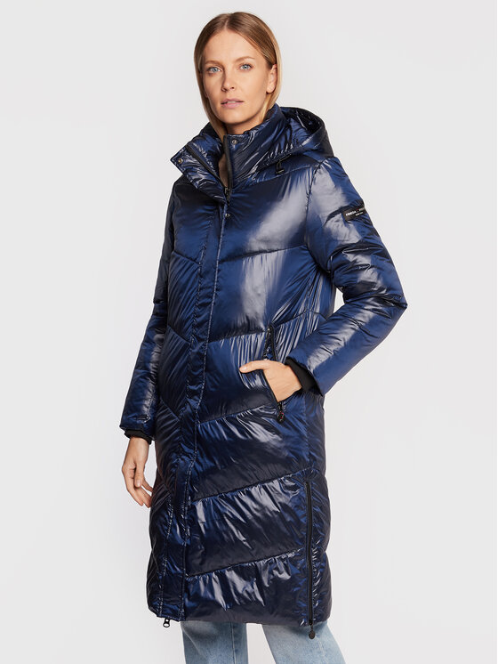 Frieda & Freddies Kurtka zimowa 8870A Granatowy Regular Fit | Modivo.pl