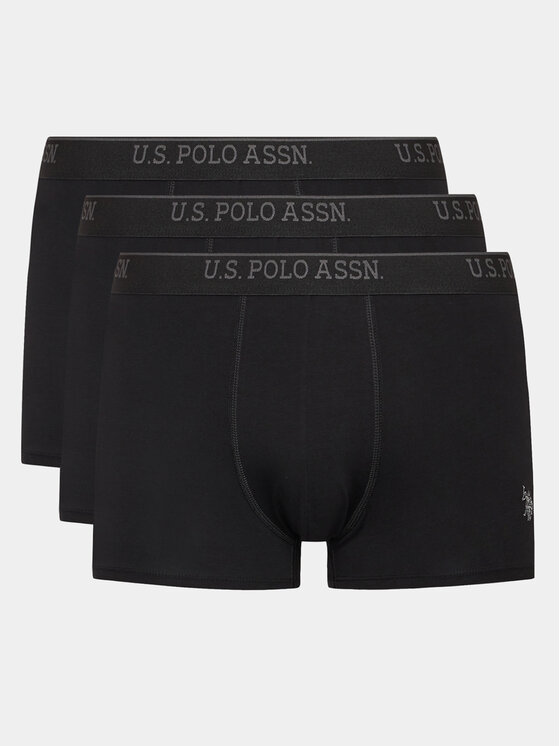 U.S. Polo Assn. Komplektas: 3 poros trumpikių 80097 Juoda | Modivo.lt