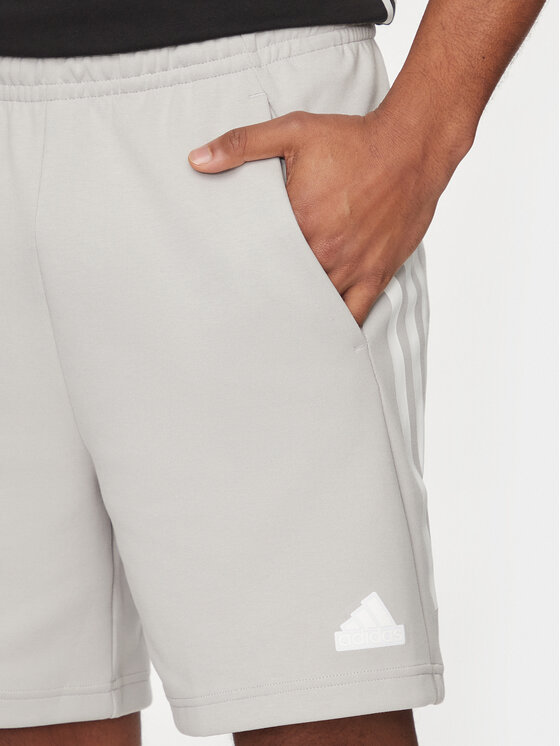 adidas Szorty sportowe Future Icons 3-Stripes IR9165 Szary Regular Fit ...