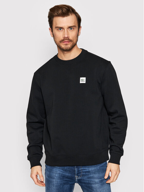 Lacoste Sweatshirt Unisex SH9182 Schwarz Regular Fit | Modivo.de
