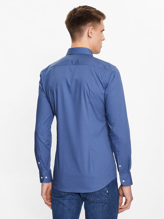Boss Koszula 50469345 Niebieski Slim Fit | Modivo.pl