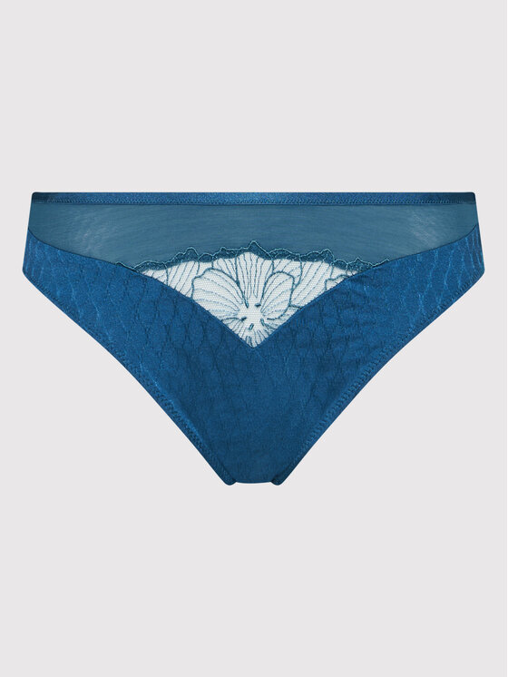 Triumph Klassischer Damenslip Azalea Florale 10184457 Blau | Modivo.de